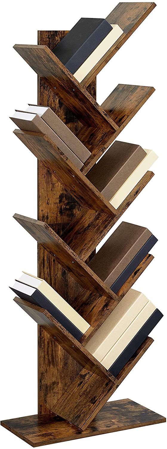 Vasagle Tree Shaped Free Standing Library — My Discount Malta